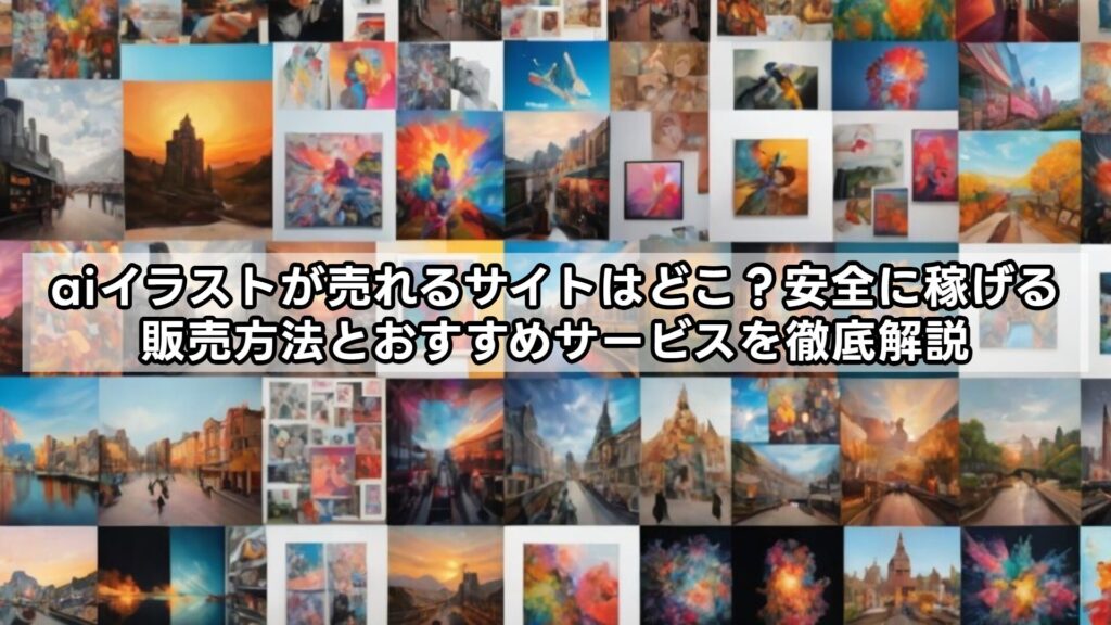 aiイラストが売れるサイトはどこ？安全に稼げる販売方法とおすすめサービスを徹底解説 | ピックアップいいな｜有益情報で「良いな」をお届け♪